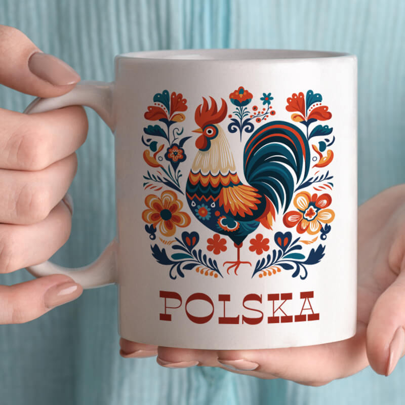 Kubek z nadrukiem - Polski Kogut | Pomysł na prezent \ wg hobby ...